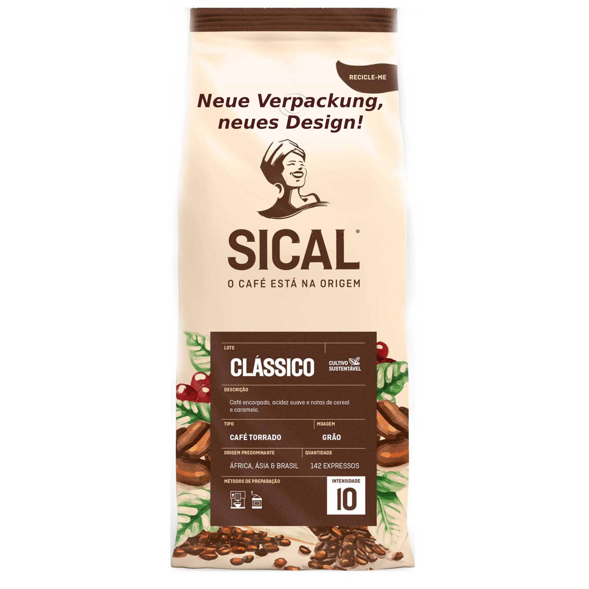 Sical Clássico 5 Estrelas Kaffeebohnen | 1 Kg – Pérola Portugal